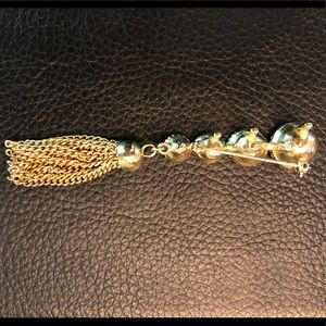 Sarah Coventry | Jewelry | Vintage Sarah Coventry Tassel Signed Logo ...